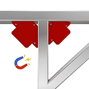 Welding Magnets Clamps 25LB Soldering Locator Strong Magnetic Welding Magnets Holder 3 Angle Arrow Welder Positioner Welding Tool Accessories