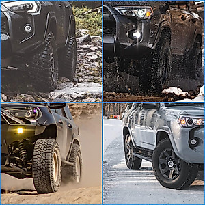 TIMUCI Cargo Mat for 2010-2024 Toyota 4Runner W/O 3rd Seat W/O Sliding Tray, Trunk Mat & Back Seat Cover Protector Set, All Weather TPE Cargo Liner 4 Runner Accessories (Backrest Mats+Cargo Liner)