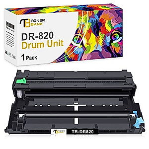 Toner Bank Compatible DR820 Drum Unit Replacement for Brother DR820 DR-820 DR 820 Work with Brother HL-L6200DW MFC-L5850DW HLL6200DW MFC-L5900DW MFC-L5700DW HL-L5200DW MFC-L6800DW Printer-1 Pack