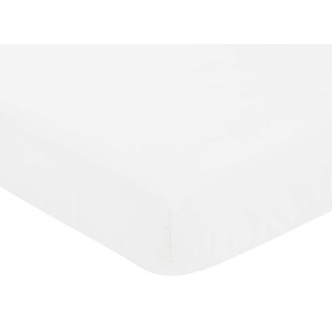 Sweet Jojo Designs Baseball Boy Fitted Crib Sheet Baby or Toddler Bed Nursery Photo Op - Red and White Americana Sports