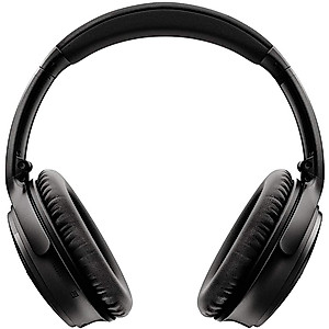 Bose QuietComfort 35 II Wireless Bluetooth Headphones, Noise-Cancelling, with Alexa Voice Control - Black