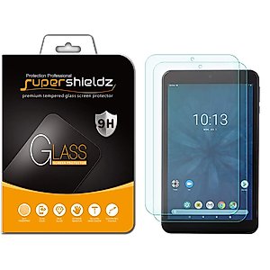 Supershieldz (2 Pack) Designed for Onn Tablet Pro 8 inch Tempered Glass Screen Protector, Anti Scratch, Bubble Free