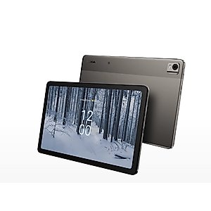 Nokia T21 Wi-Fi ONLY Android Tablet (Charcoal Grey) - 10.36" 2K Screen 64GB Storage + 4GB RAM - US Version