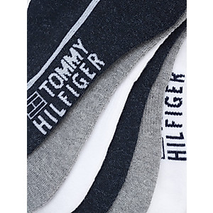 Tommy Hilfiger Men's Athletic Socks - Cushion Low Cut Socks (6 Pack), Size 7-12, Assorted White