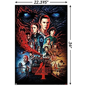 Trends International Netflix Stranger Things: Season 4 - One Sheet Wall Poster, 22.375" x 34", Unframed Version