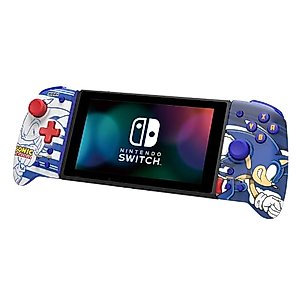 HORI Split Pad Pro (Sonic) Ergonomic Controller for Handheld Mode - Officially Licensed By Nintendo & Sega - Nintendo Switch;