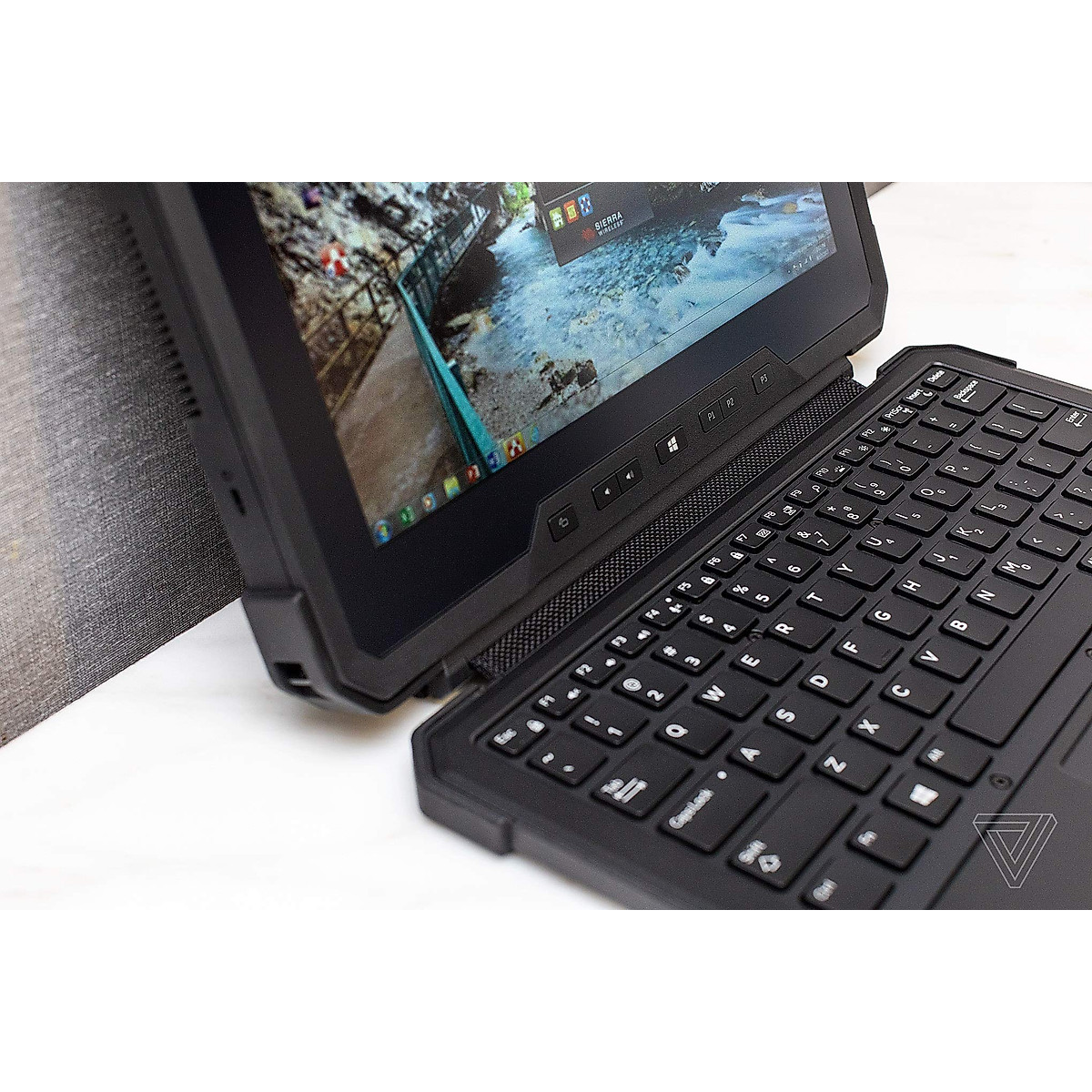 Dell Latitude Rugged 7202 Tablet 2 In 1 Laptop PC (Intel Core M-5Y71, 8GB Ram, 128GB SSD, Dual Camera, Thumb Security) Win 10 Pro Dual Battery (Renewed)