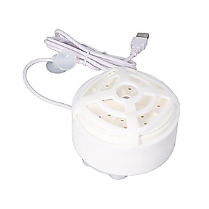 TOPINCN Automatic Shutdown Mini Dishwasher, 5V 2A 30 Minutes USB Powered White Portable Fruit Dishwasher for Small Apartments Dorms