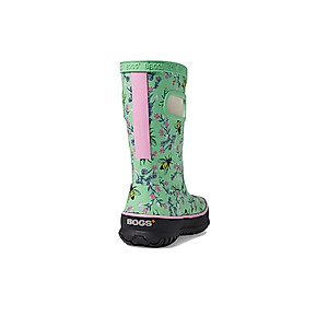 BOGS Rain Boot Bees (Toddler/Little Big Kid), Mint Green, 2 US Unisex