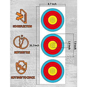 THREE ARCHERS Archery Vertical 30pcs 3 Spot Targets Recurve Bow Targets World Cup Archery Targets