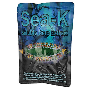 Organic Sea-K for Plants Seaweed and Kelp Fertilizer Supplement Concentrated Extract Powder Nutrient