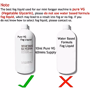 WHATAVAL Mini Fog Smoke Machine Fogger Maker Wireless Remote Control Volume Adjustable Generator Kit for Photography Cosplay Airflow Testing