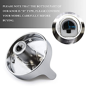 TOMOON W10594481 Stainless Steel Cooker Stove Control knob 5pcs for Whirl.Pool Gas Cooktop Range Oven WCG97US0DS00 WCG97US6DS00,Replaces WPW10594481 3281332 B01KR8F5EU AP6023301