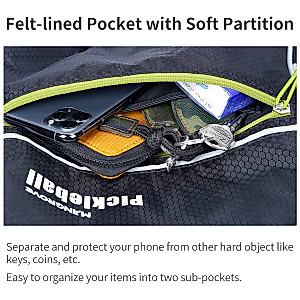 Mangrove Pickleball Bag, Men's & Women's Backpack, Adjustable Sling Bag with Fence Hook/Upgraded Capacity/Safety Pocket/Water Bottle Holder - 2020 Design Pickle Ball Paddle Bag (Green)