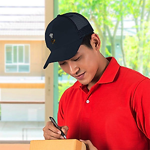 Custom Trucker Hat Baseball Cap Chef Skull and Utensils Embroidery Cotton Dad Hats for Men Snaps Black Personalized Text Here