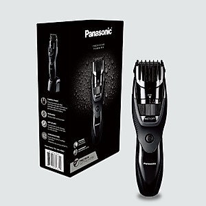 Panasonic Cordless Men's Beard Trimmer With Precision Dial, Adjustable 19 Length Setting, Rechargeable Battery, Washable - ER-GB42-K (Black)