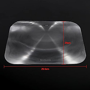 Qiilu New Auto Car Wide Angle Rear Lens Reversing Parking Window Lens Sticker