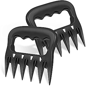MAEXUS Meat Claws for Shredding Pulled Pork Chicken and Beef, Barbecue Meat Shredder, BBQ Grill Tools Accessories Gift for Smoker Slow Cooker Meat Claws (2 Pcs)