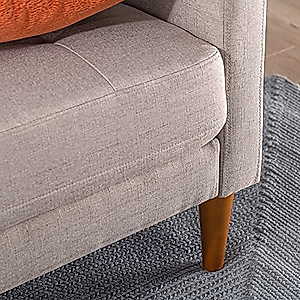 ZINUS Pascal Sofa with USB Ports / Tool-Free, Easy Assembly, Oatmeal