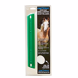 One Pass Horse & Livestock Body Blade, Sweat Scraper