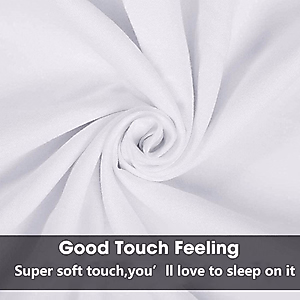 LEISUREWEEK Premium Queen Size Pillowcases 12 Pack, White Standard, Soft Brushed 1800 Thread Count Microfiber, Allergies Free, Wrinkle Resistant, Tailoring Iron, 1 Dozen Bulk Pillowcases Set