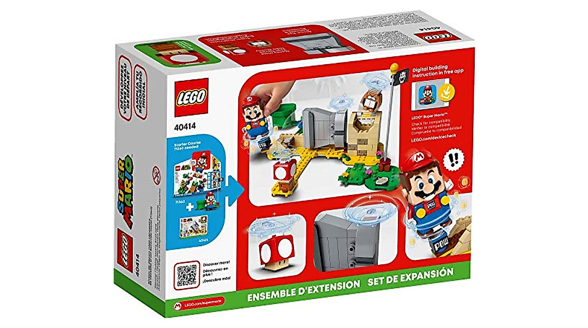 LEGO Super Mario Monty Mole & Super Mushroom Expansion Set | 163 Pieces