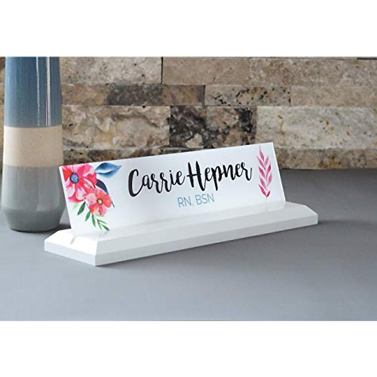 Desk Name Plate Personalized with your Name and Title