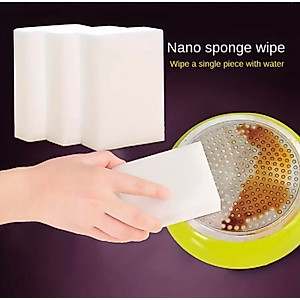 30pcs Magic Sponges Cleaning Eraser, Multi-Functional Household Cleaning Kitchen Dish Sponge for Bathroom, Bathtub, Sink, Floor, Baseboard, Wall Cleaner, Cleaning Supplies