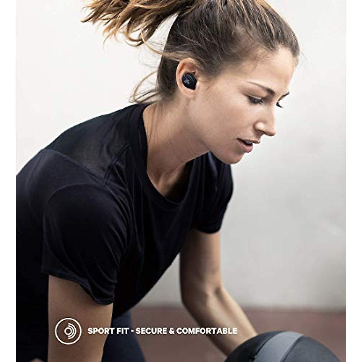 Jaybird RUN XT True Wireless Headphones (Black/Flash) (Renewed)