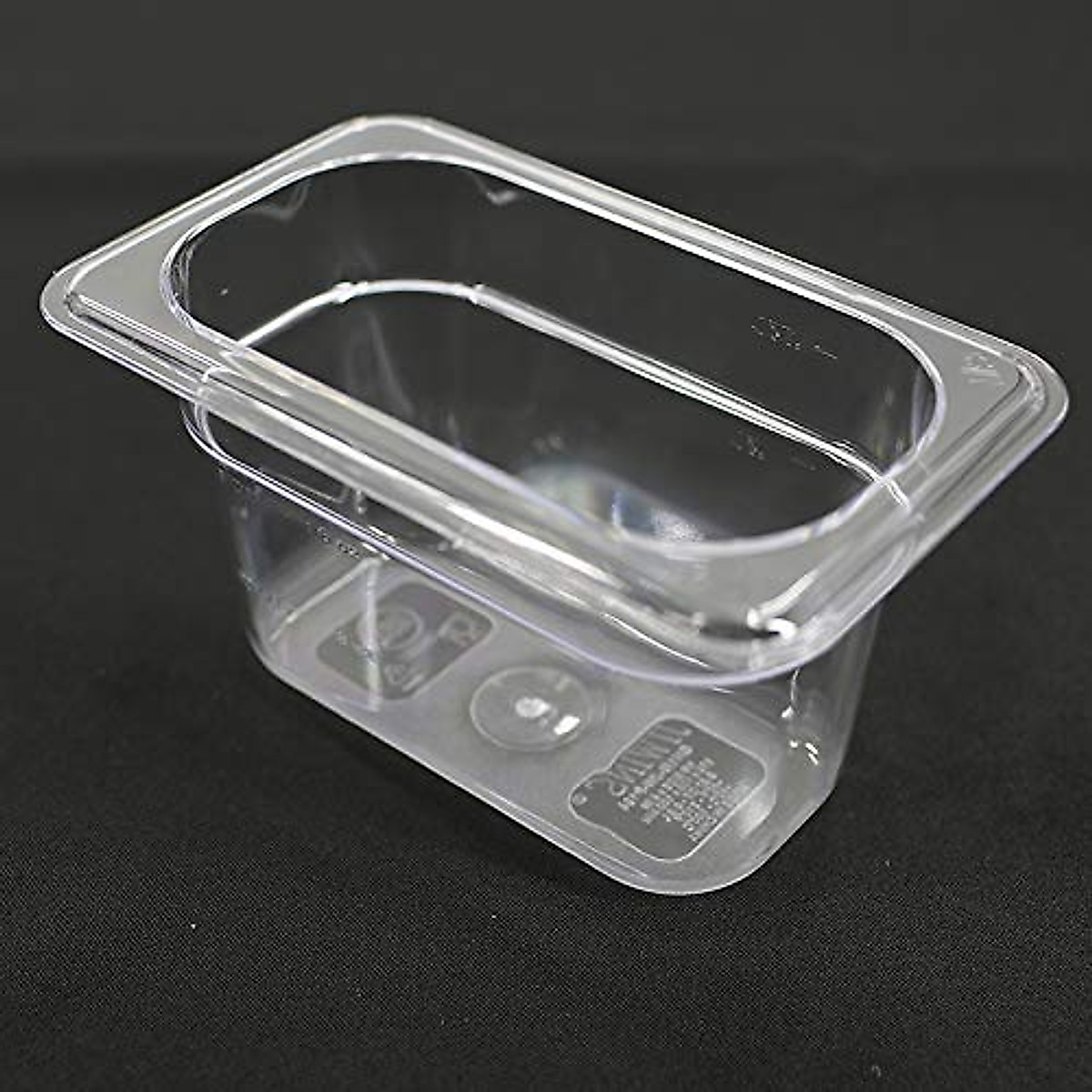 CMI 1/9 Size Polycarbonate Food Pans,4"Deep, GN Pans Clear-Pack of 6