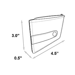 Buckle-Down Disney Wallet, Wallet ID/Card Holder, Disney Signature D Debossed PU with Gold Metal D Icon, Yellow, Vegan Leather