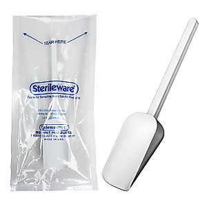 SP Bel-Art Sterileware Sterile Sampling Scoop; 60ml (2oz), White, Plastic, Individually Wrapped (Pack of 100) (H36902-0000)