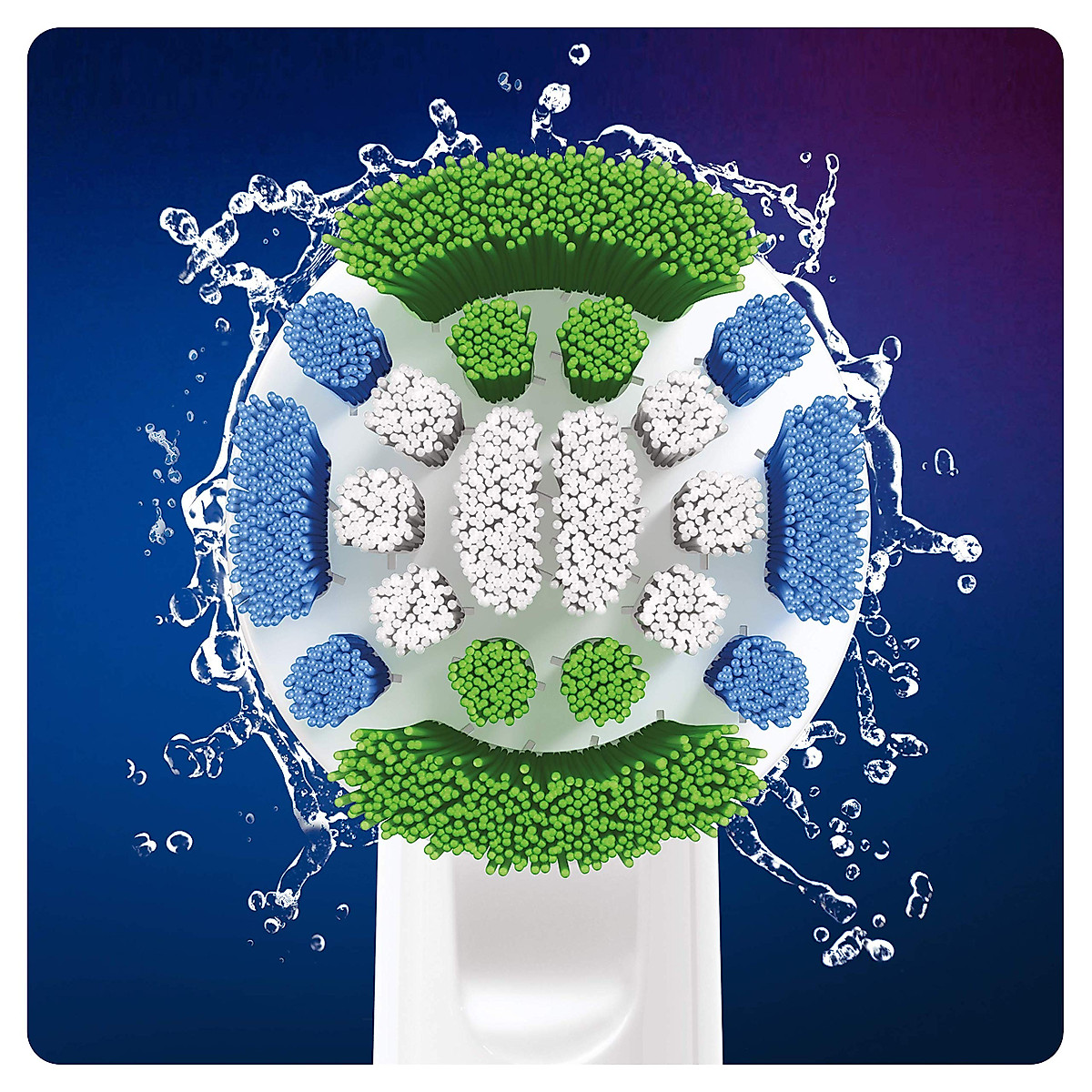 Oral-B Clean Maximiser Precision Clean Electric Toothbrush Heads, Plate Removal, Pack of 3, White