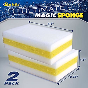 STAR BRITE Boat Scuff Eraser - Marine Grade Magic Erasers - 2 Pack (041000)