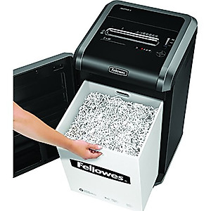 Fellowes Powershred 325Ci 100% Jam Proof 22-Sheet Cross-Cut Commercial Grade Paper Shredder (3831001) , Black