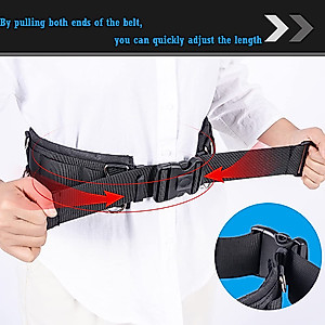 VisionKids Multi-Function Utility Belt Camera Waist Belt Adjustable 8XD-Rings for Hanging Tripod, Flashlight, Water Bottle or Photography Accessories Fit for Outdoor Photographer Universal Pack Strap
