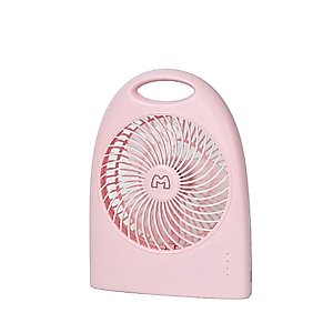 Toxz Portable Desktop Handheld Mini Fan,USB Rechargeable,Cooling Fan,Small Handheld Fan,Multi-Color,Durable Travel Fan,19.6x5.6x26cm