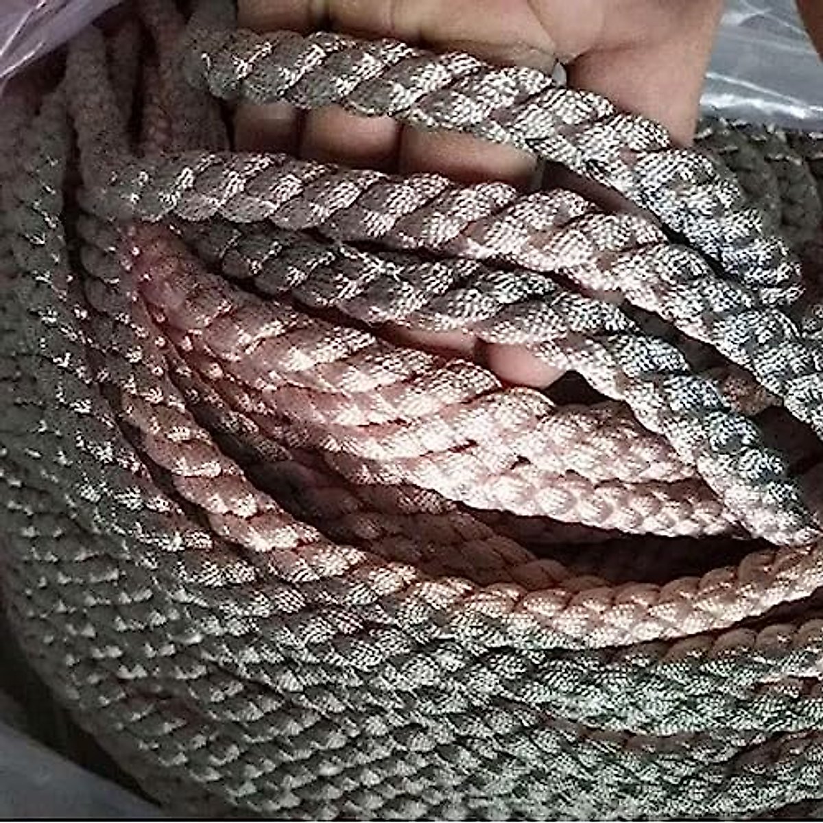 EkiDaz HXRW Rope Net Protective Safety Net Kids Climbing Frame Net Climbing Cargo Net Rope Net for Indoor Outdoor Sturdy and Durable Playground Sets for Backyards (Size : 2 * 2m(6.6 * 6.6ft))