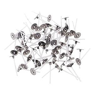 100pcs Heart Tea Light Cups W/Candle Wick for Scented Candles