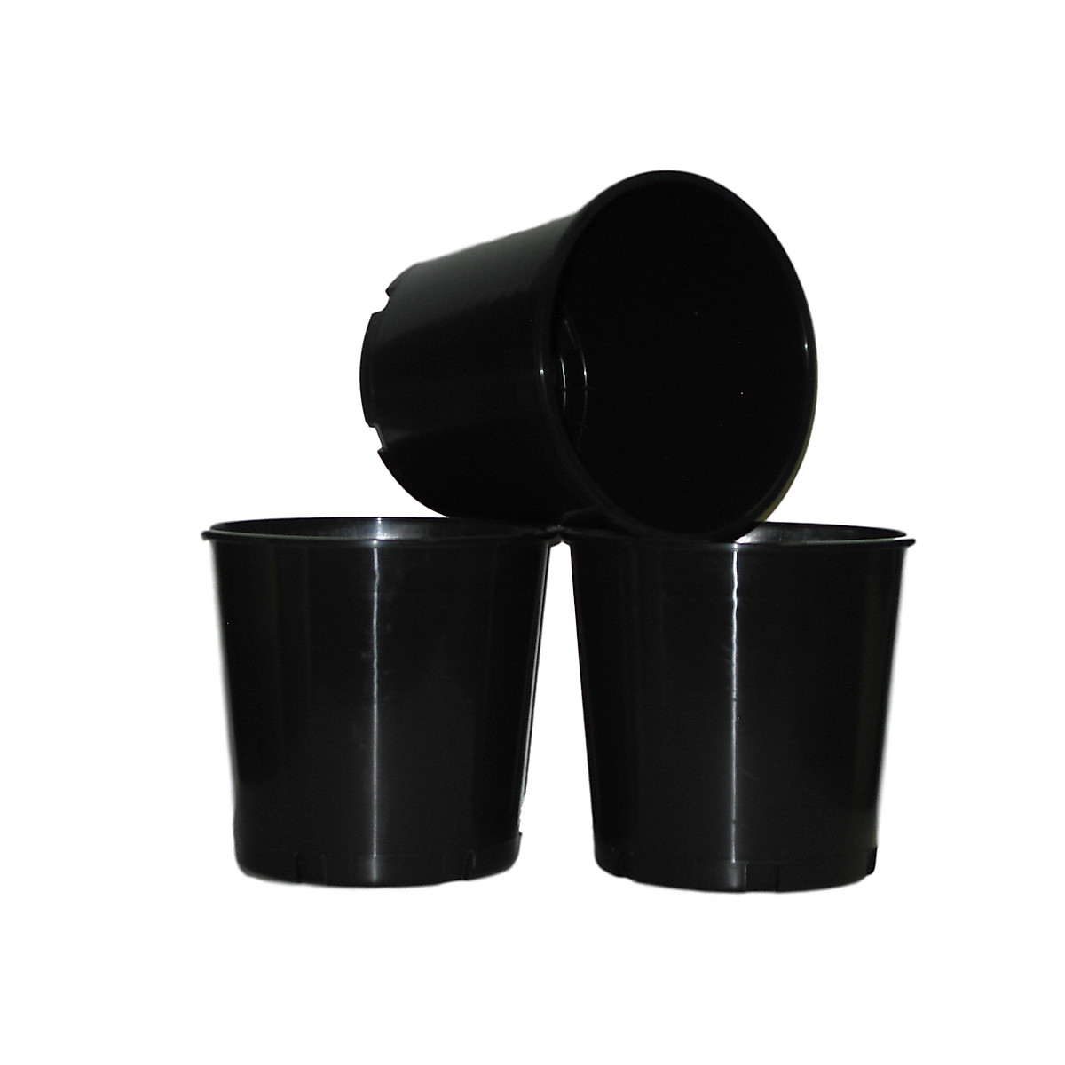 Black Offering, Donation, Ice Buckets, 176 Ounces, Pack 3
