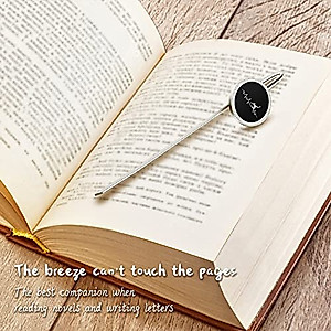Football Soccer Heartbeat Metal Bookmark Vintage Silver Book Marker Clip Unique Christmas Teacher Birthday Gifts 1"