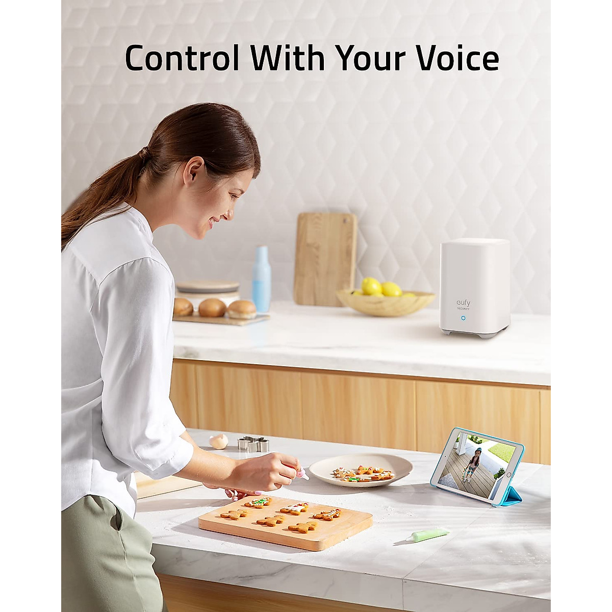 eufy Security HomeBase S280 for Security Camera, Indoor and Outdoor, Apple HomeKit Compatible, No Monthly Fee, 16GB Local Storage, Compatible with eufy Security Products, Advanced Encryption