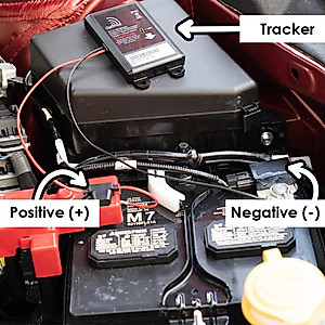 Optimus Wired GPS Tracker for Vehicles - Easy Installation on Car's Battery - Low Cost Subscription Plan Options