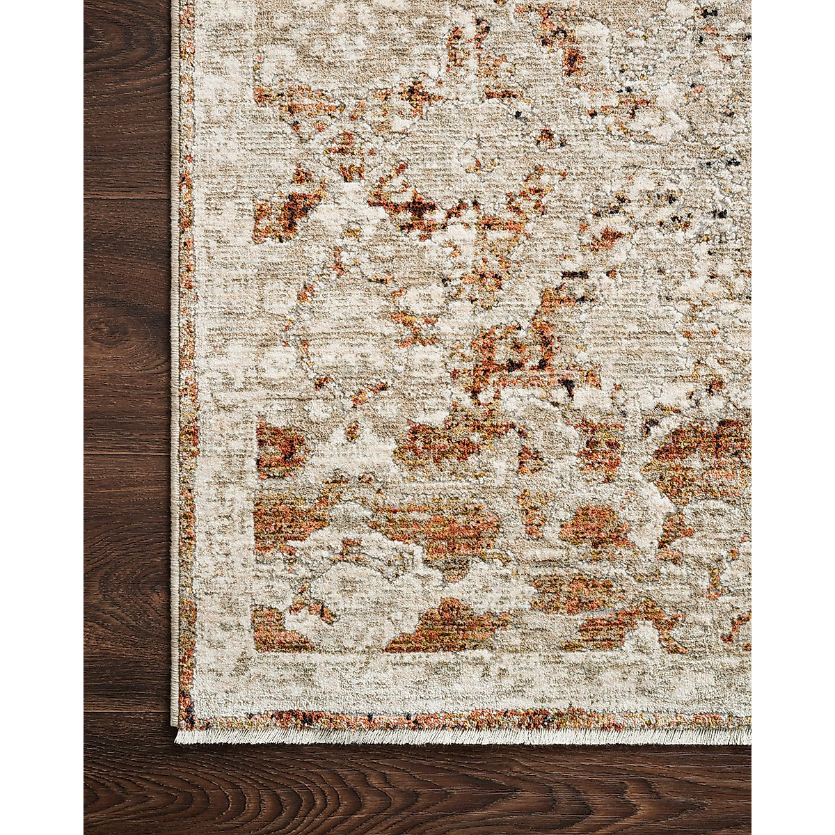 Loloi Theia THE-07 Natural Traditional Runner Rug 2'-10" x 8'