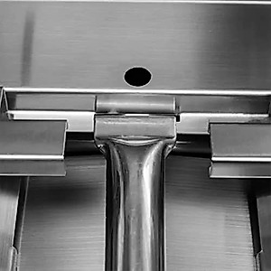 Blaze Prelude LBM 32-Inch 4-Burner Built-in Natural Gas Stainless Steel Grill with Flame-Stabilizing Grids, Heat Zone Separators, Drip Tray and Hood