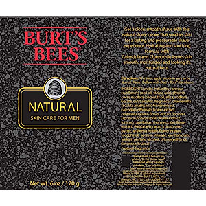 Burt's Bees Natural Skin Care for Men Shave Cream, 6 Ounces