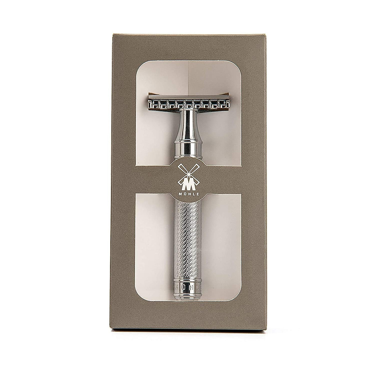 MÜHLE TRADITIONAL R41 Double Edge Safety Razor (Open Comb) For Men - Perfect for Every Day Use, Barbershop Quality Close Smooth Shave