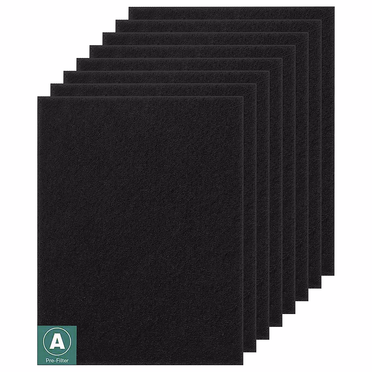 HRF-A300 Pre Filter A Replacement for Honeywell HEPA Air Purifier HPA300 Series, Funmit 8 Pack Precut Activated Carbon Pre Filter Replacement Compatible with Honeywell Air Purifier Prefilter A