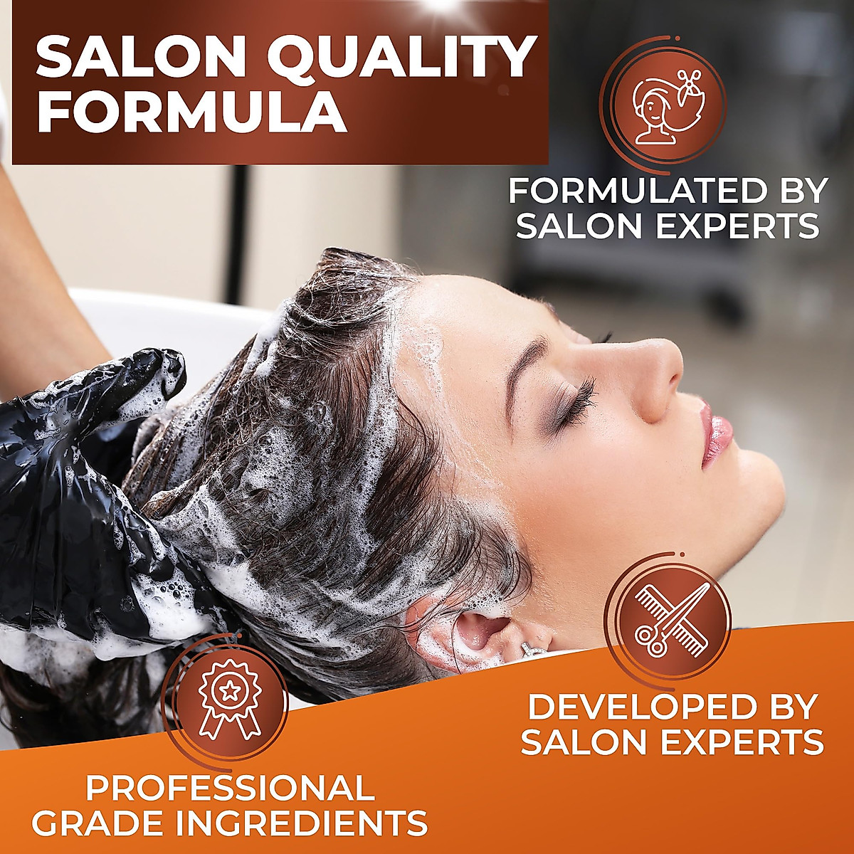 Moroccan Argan Oil Shampoo - Sulfate Free, Anti Frizz Hydrating Thickening Care for Women and Men - Deep Moisturizing Treatment for Color Treated, Curly, Frizzy, Damaged and Dry Hair