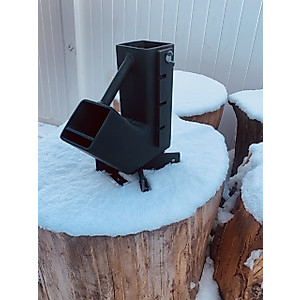 Rocket Stove With Removable Top Grill And Legs